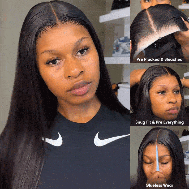 All Size Fitting No Lifting Glueless Wig 5x5 Wear Go Human Hair Wigs ...